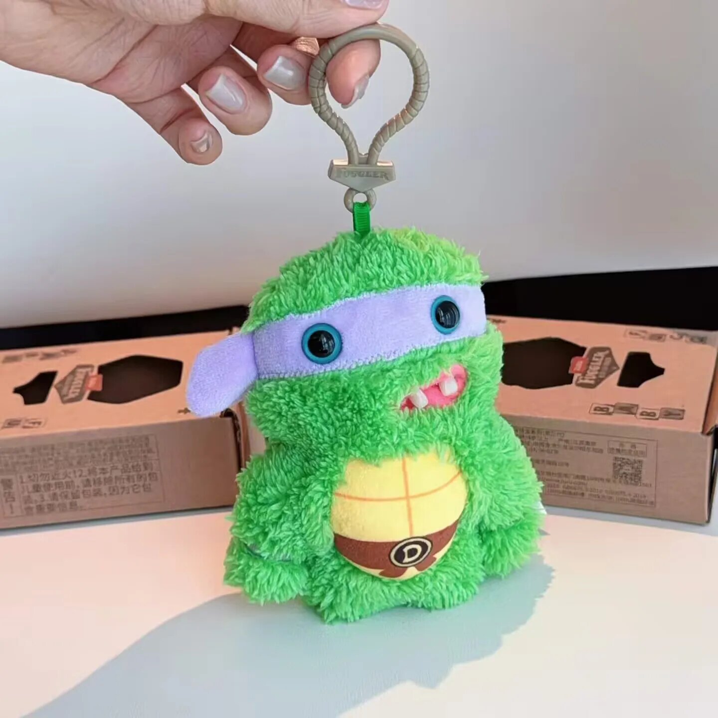 Брелок-игрушка Fuggler Монстр-ниндзя-черепаха С Зубами 12 см A