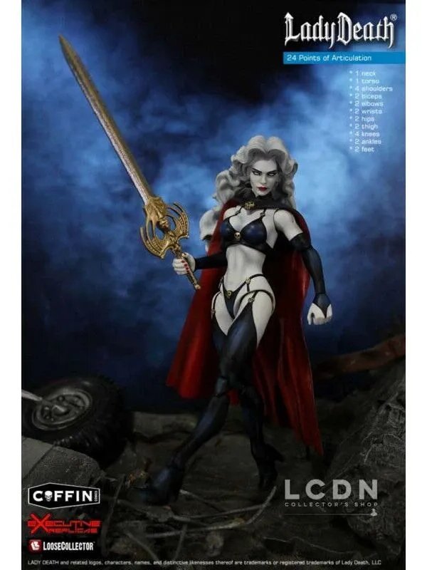 Lady Death Premium Action Figure 1/12 Executive Replicas Подвижная статуя