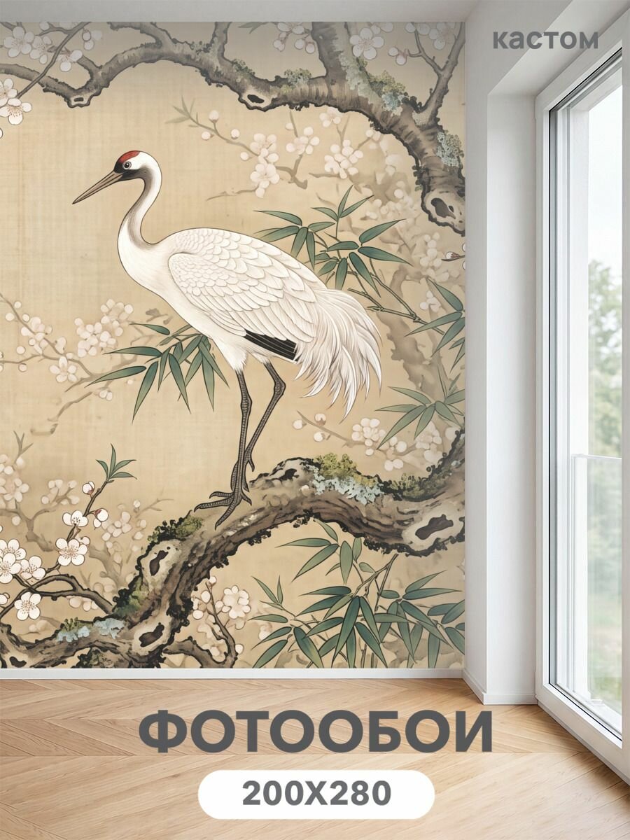 Фотообои на стену флизелиновые 3d Птицы 200х270 см