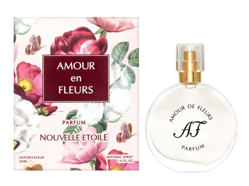 Духи для женщин Новая Заря Амор Ин Флерс 30 мл / Amour En Fleurs от Nouvelle Etoile