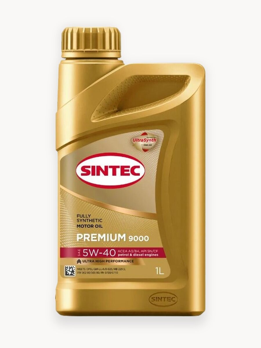 SINTEC PREMIUM 9000 SAE 5W-40 1l ACEA A3/B4 Масло моторное, Синтетическое