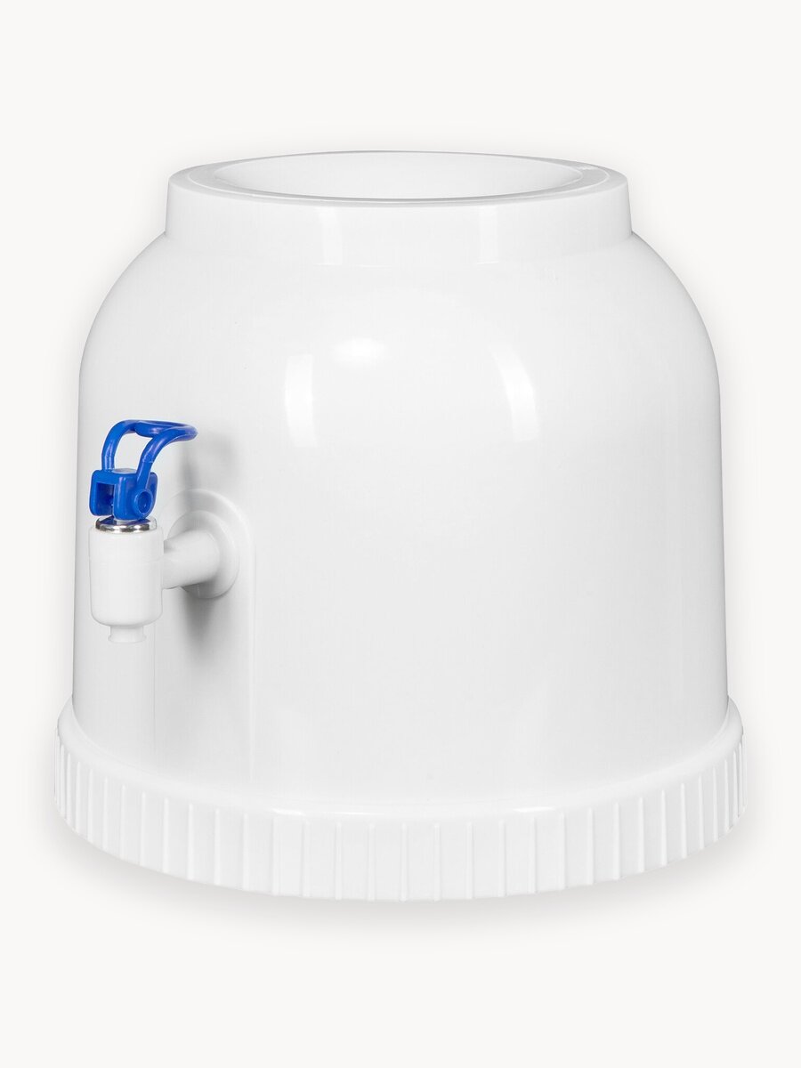 Кулер для воды ECOCENTER (диспенсер) без нагрева и охлаждения (водораздатчик) электробезопасный H-T7V, белый