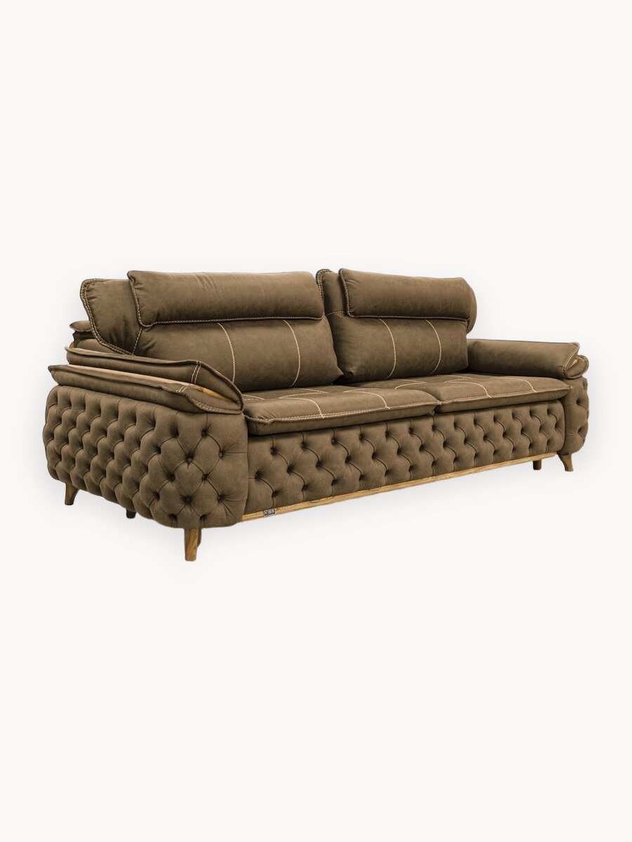 Диван прямой Мустанг, со спальным местом на ножках