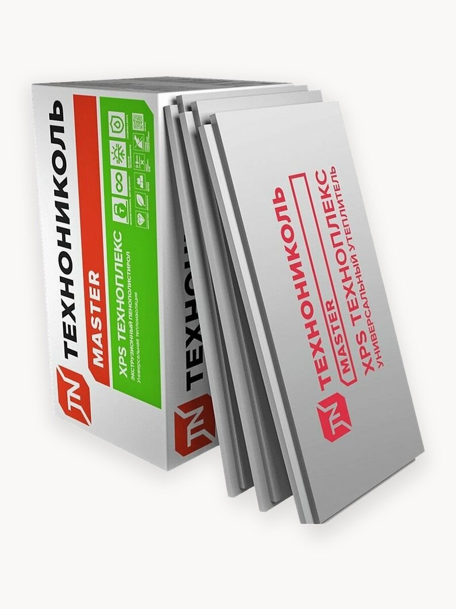 Экструдированный пенополистирол (эппс, XPS) Технониколь техноплекс 1180х580х30, 91 плиты, 62.27 м2