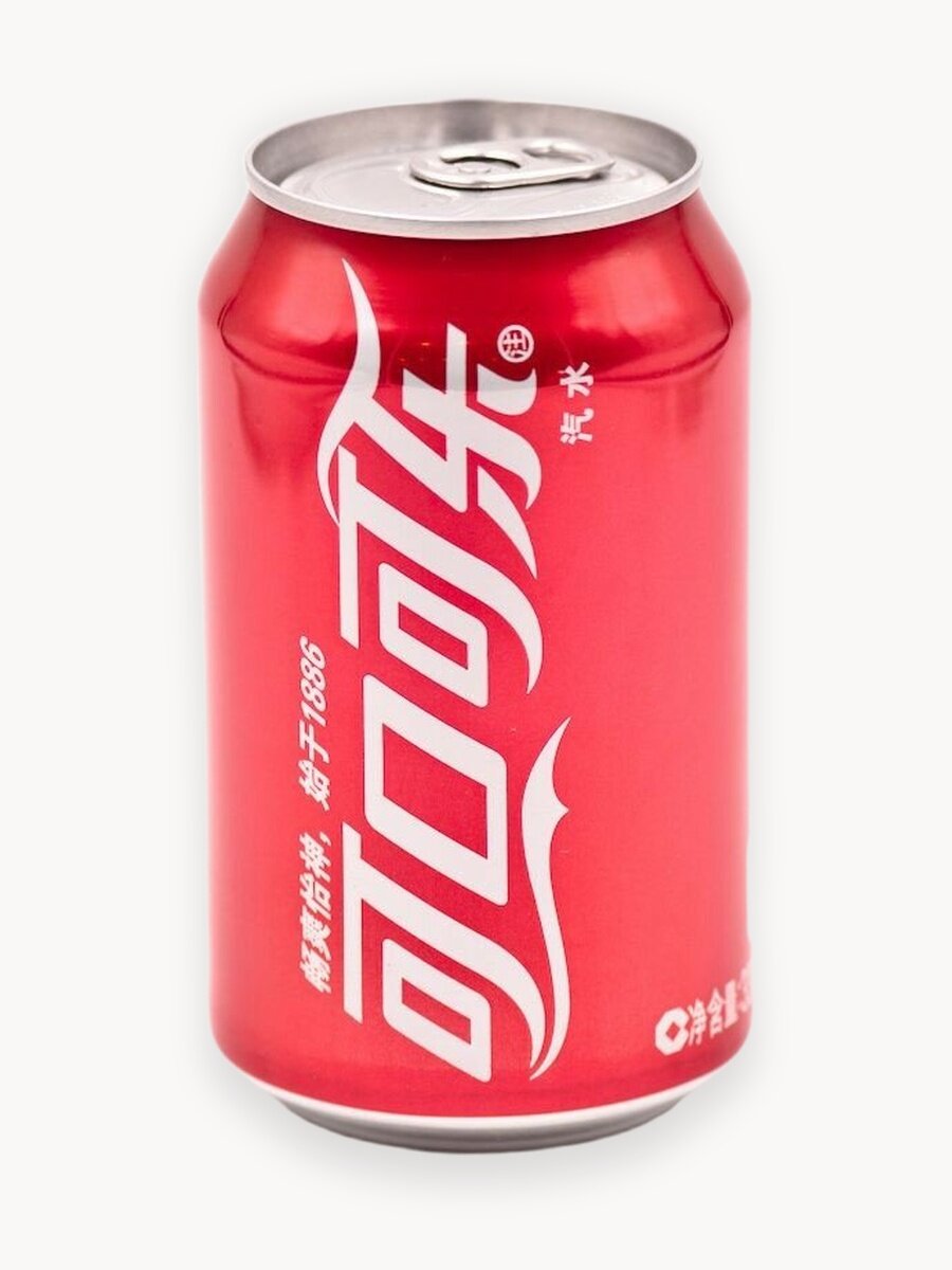 Coca-Cola Classic газированный напиток Кока-кола, 330 мл, Китай