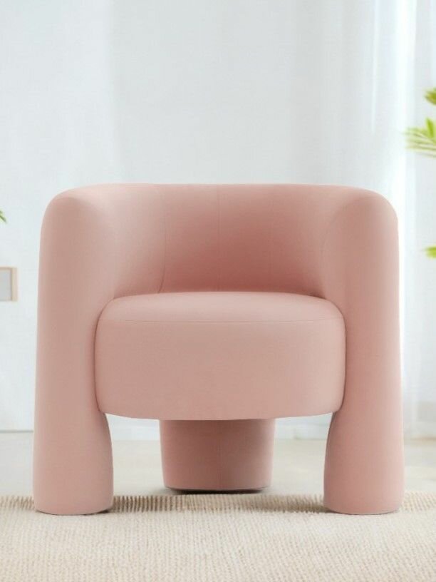 Кресло Клэр мягкое для отдыха дома велюр Jawa Desert 04, XXL 77х77х74 см