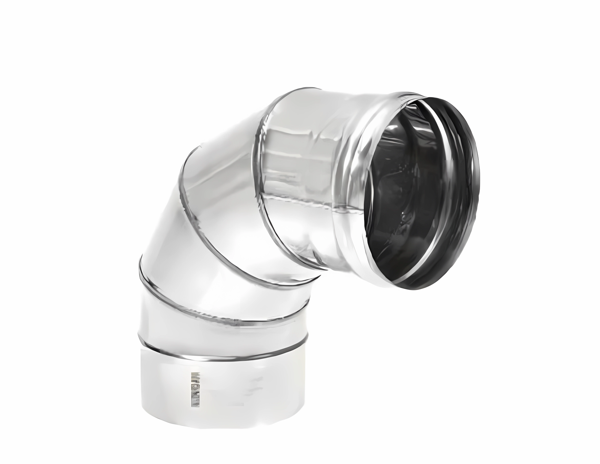 Отвод для дымохода 87 * ОМ - Р 430 - 0.5 D 150 Теплов и Сухов