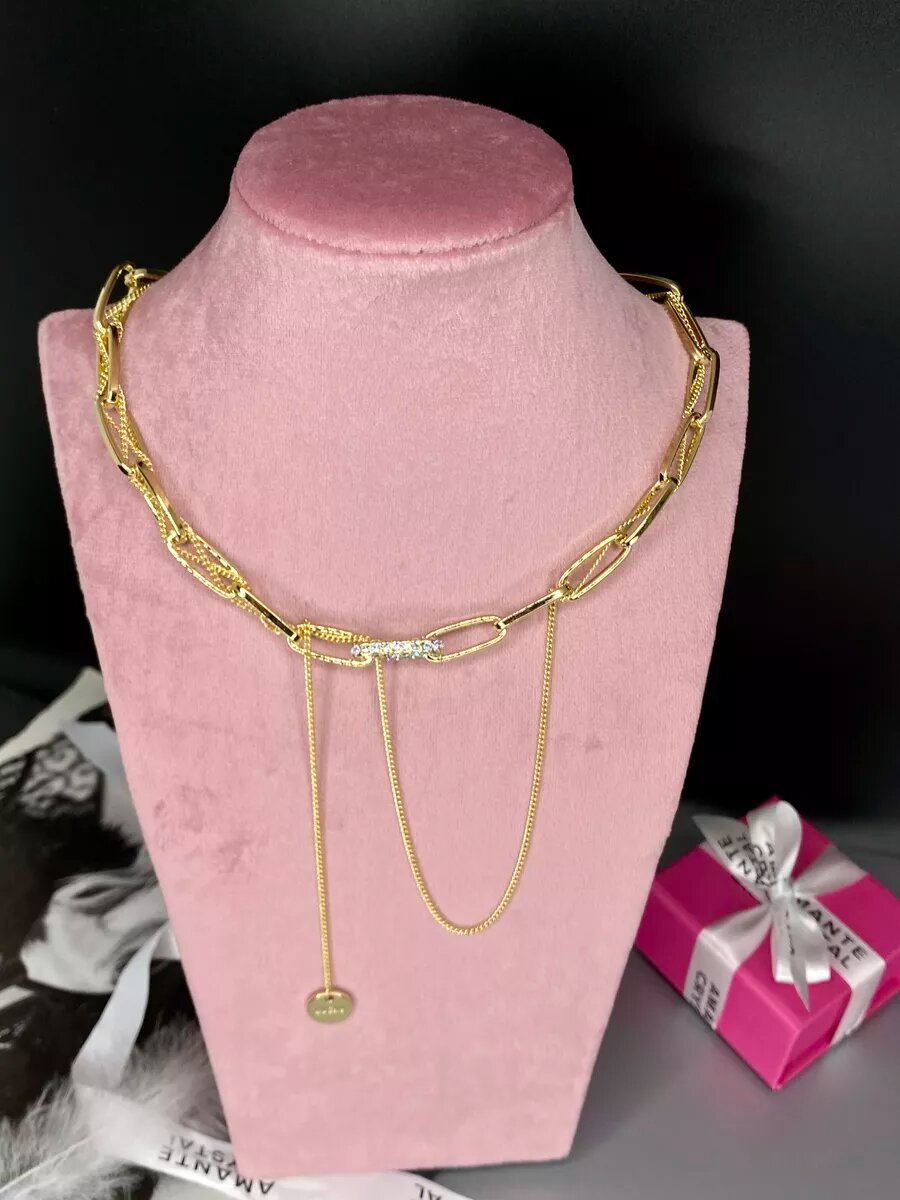 Колье, кристаллы Swarovski