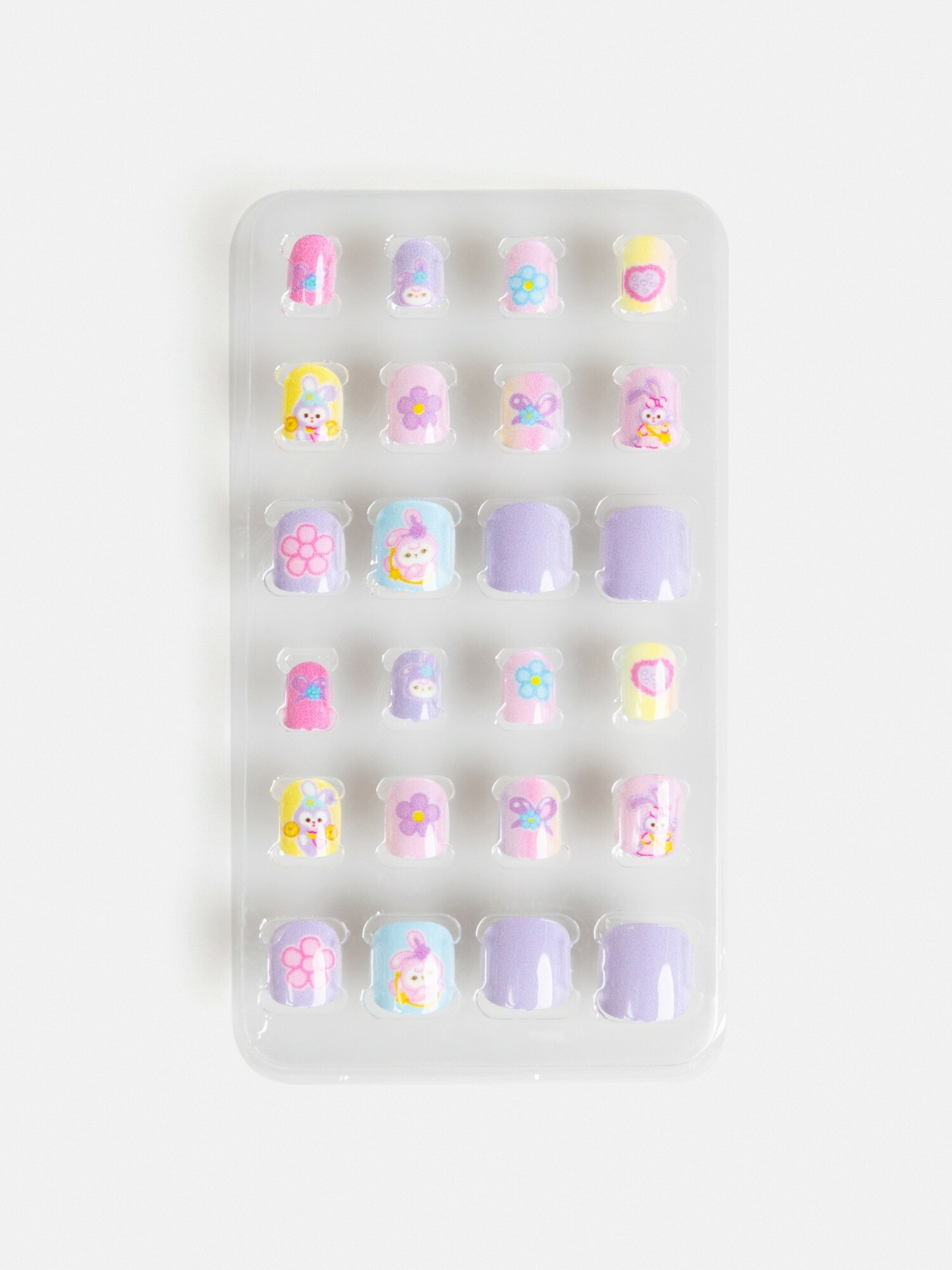 Декоративные детские наклейки на ногти Crisp разноцветный 24 слайдера