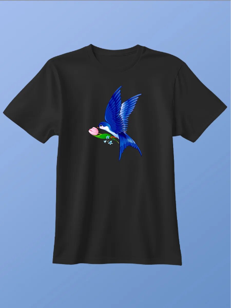 Футболка колибри