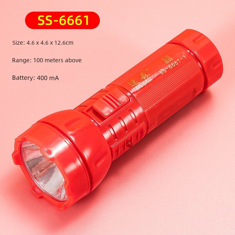 Красный фонарик для свадьбы, небольшой, удобный и праздничный светодиодный небольшой фонарик, перезаряжаемый, сильный