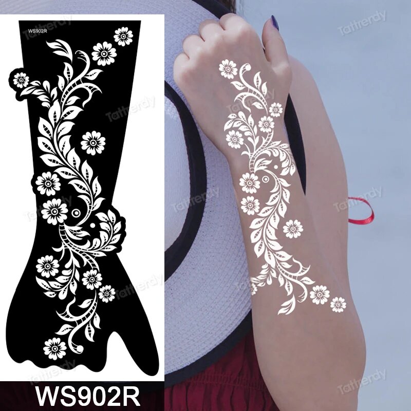 Многоразовый трафарет для хной Tattrendy WS902R
