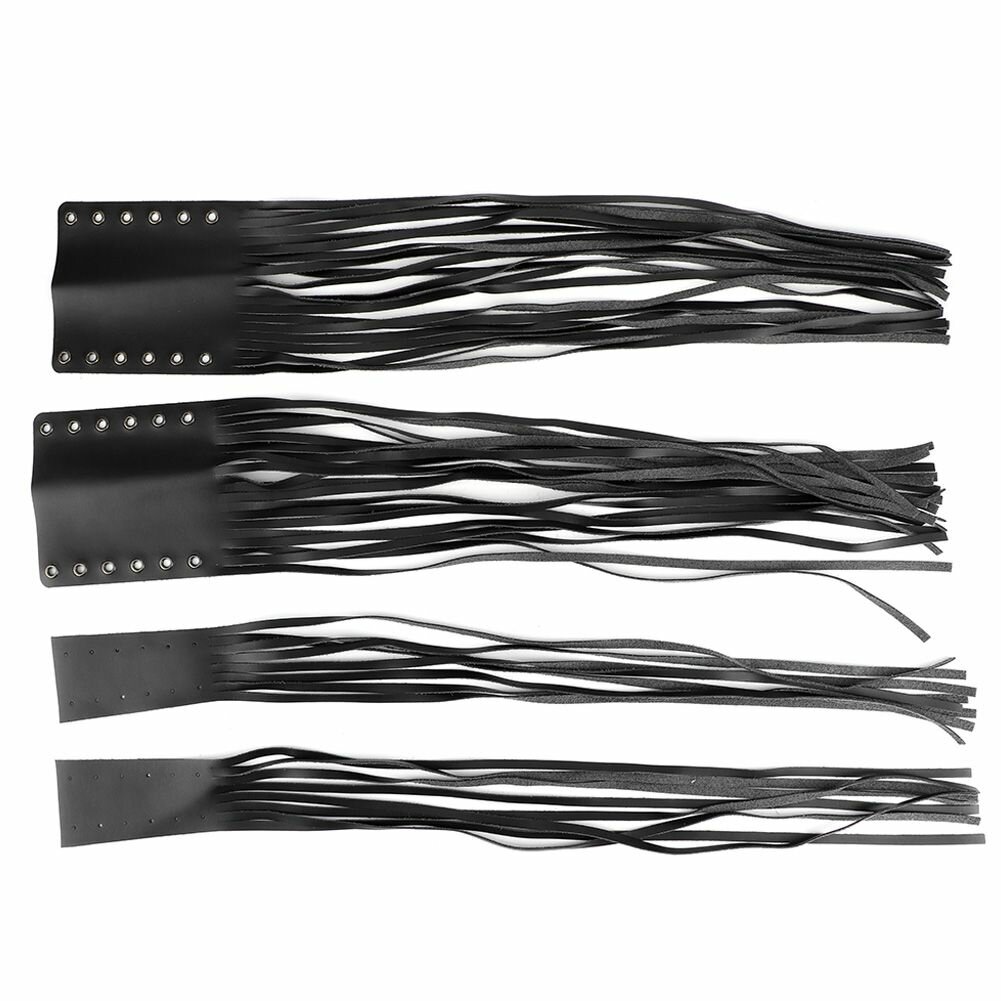 Кисточки-бахрома на руль мотоцикла 22/25 мм, черные