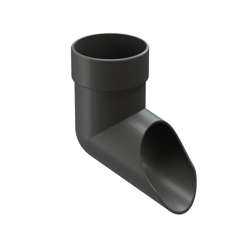 Docke LUX Наконечник (Графит), диаметр трубы 100, толщина 1.9