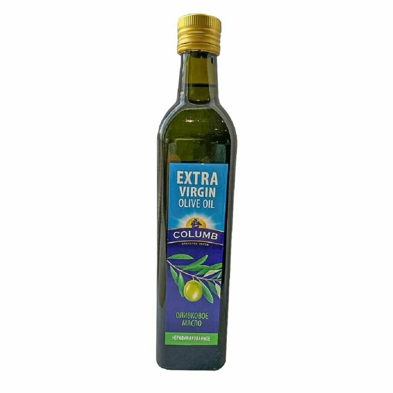 Масло Columb оливковое нерафинированное высшего качества Extra Virgin olive oil, 500 мл