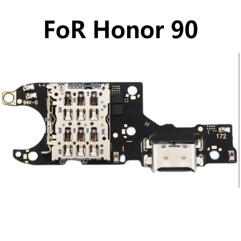 Для Huawei Honor 90 USB зарядный порт микрофон док-станция Соединительная плата Быстрый гибкий кабель заменяемые запасные части