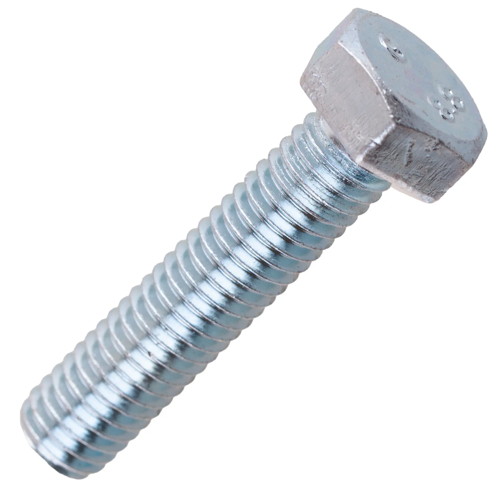 DIN 933 болт оцинкованный 8x35 мм, упаковка 8 шт, крепеж для конструкций