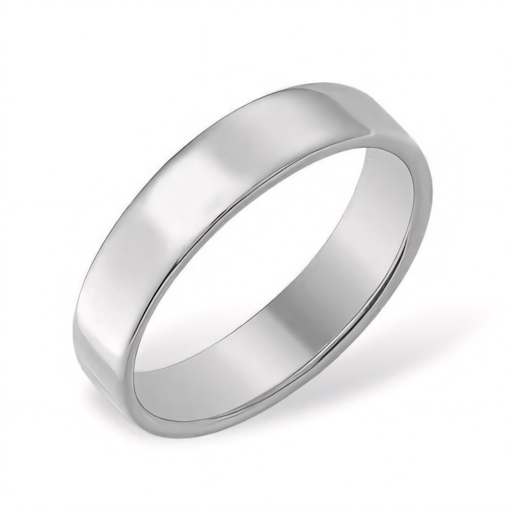 Кольцо обручальное, серебро, 925 проба