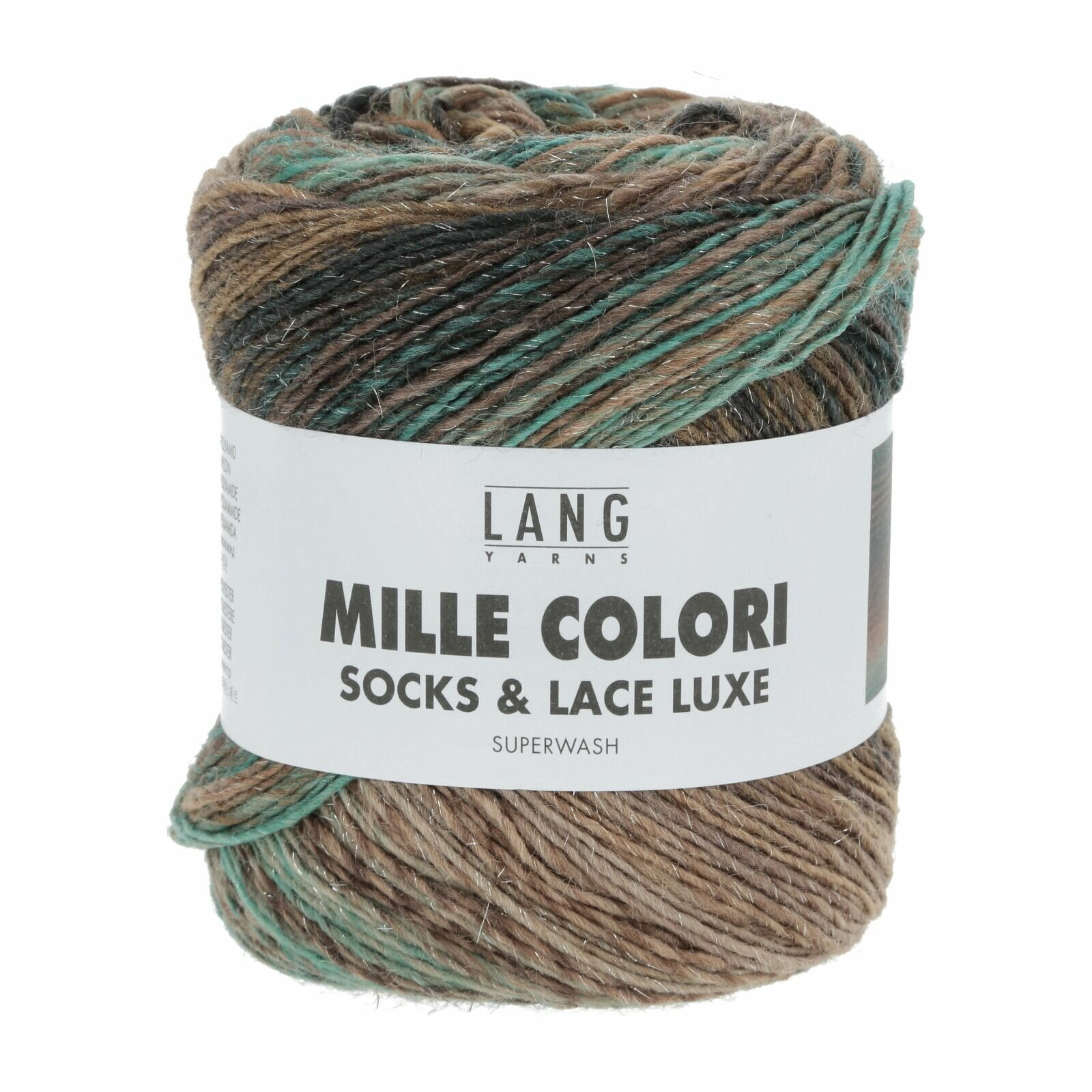Носочная пряжа Lang Mille Colori Socks & Lace Luxe (859.0205) 1 моток