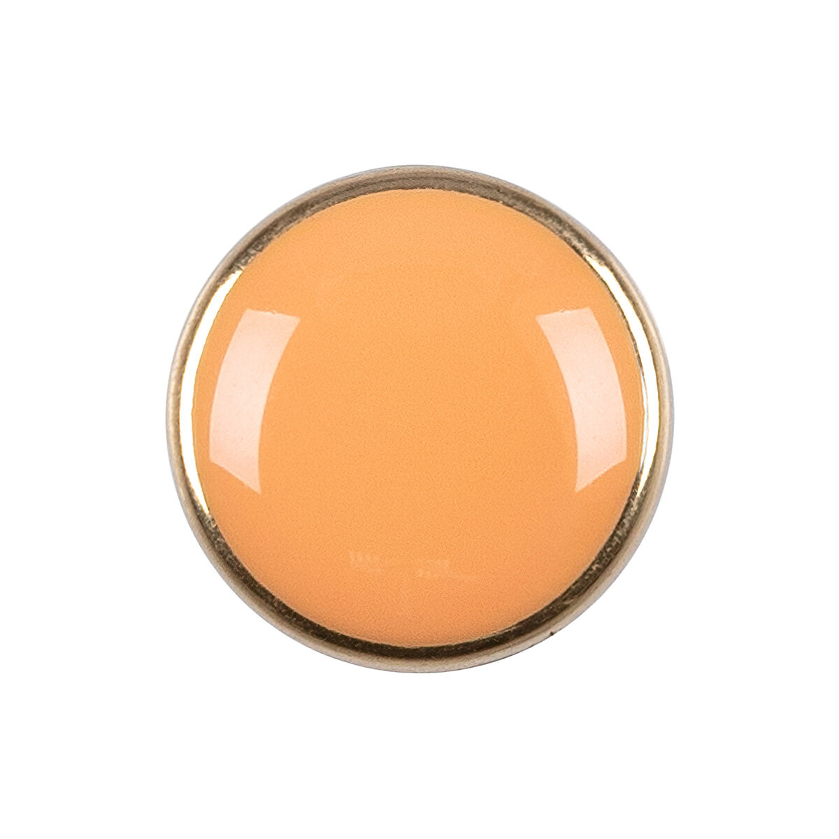Пуговица металлическая BLITZ MB 0279-GW04 24, 15 мм, №153 оранжевый для одежды и аксессуаров