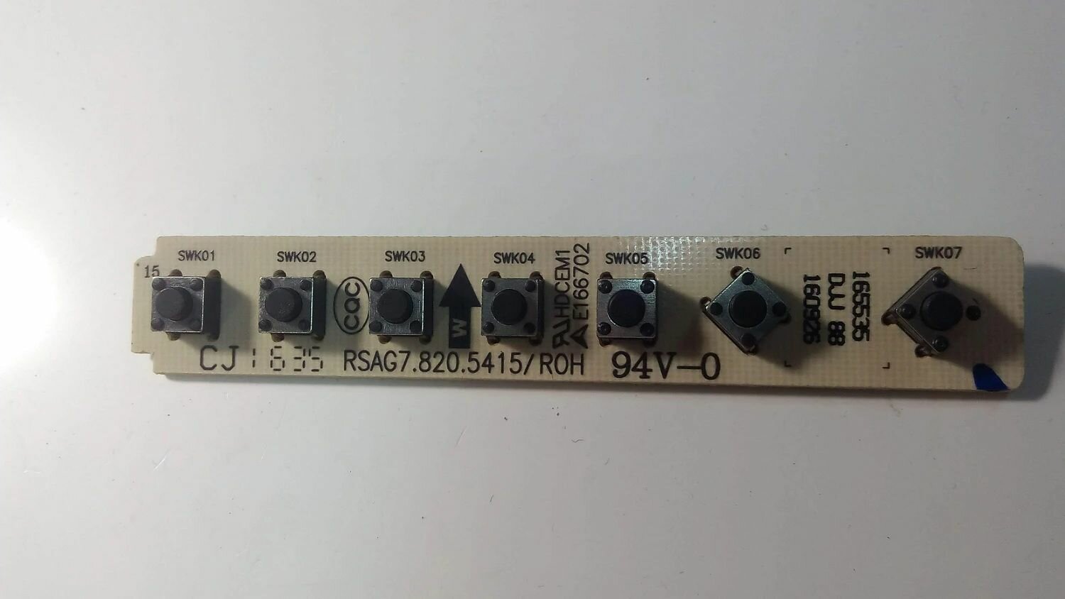 Плата кнопок RSAG7.820.5415/ROH для U40B9000H Lcd Телевизор Dexp Плата управления арт. 9494