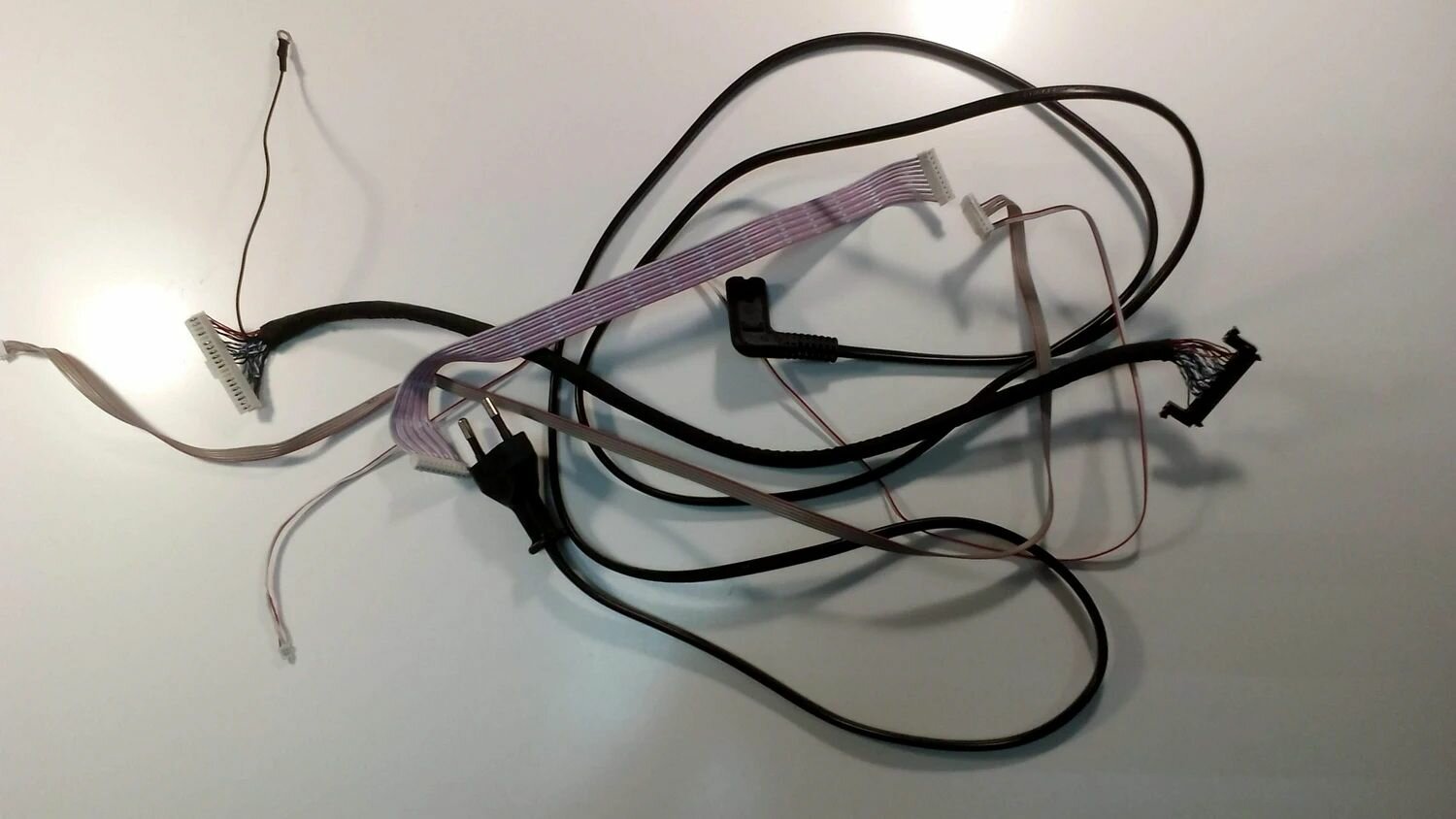 LVDS + Комплект межплатных шлейфов + Кабель питания 2 pin для F55B7200C Lcd Телевизор Dexp Шлейф арт. 8589