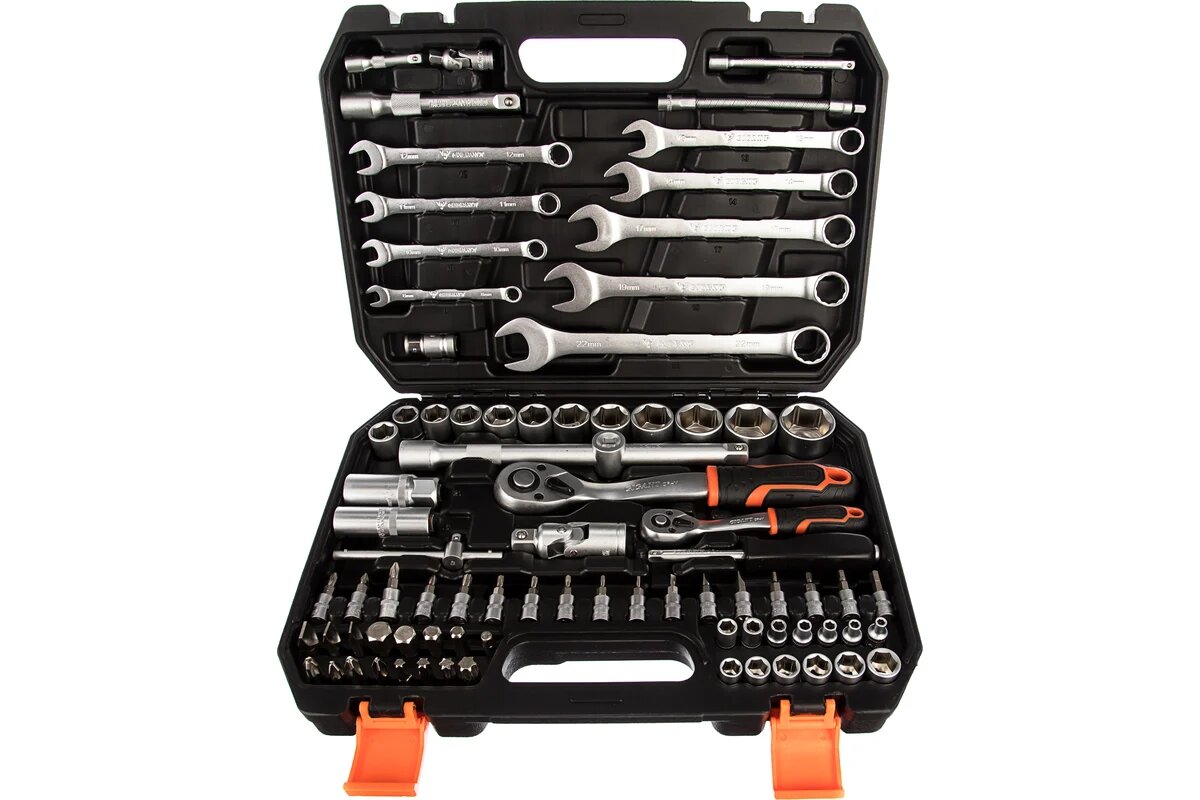 Набор инструментов Gigant, в кейсе, 82 предмета, хромово-ванадиевая сталь