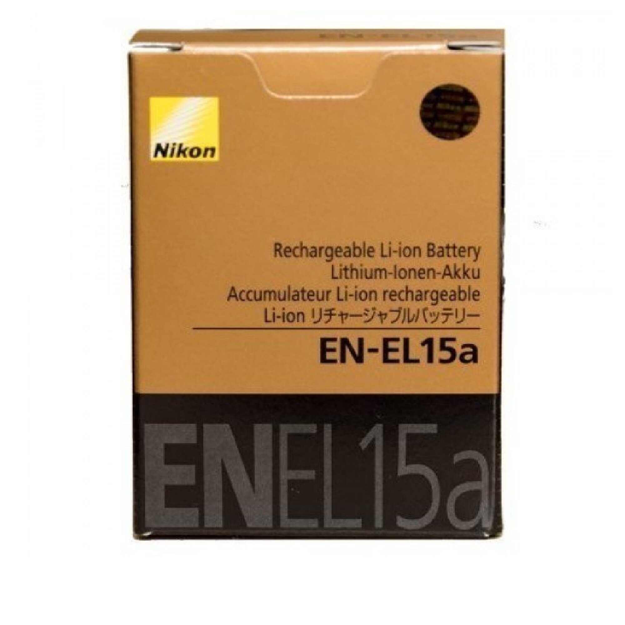 Аккумулятор NIKON EN-EL15A, Li-Ion, 7В, 1900мАч, для фотокамер Nikon 7200