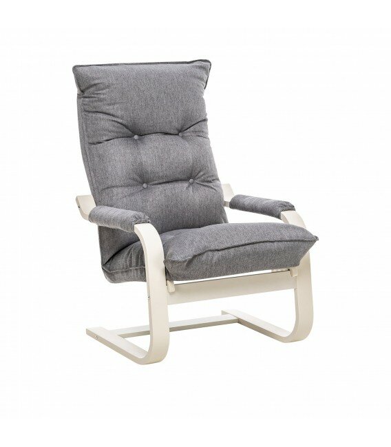 Кресло-трансформер Leset Оливер, слоновая кость, ткань рогожка, malmo 90