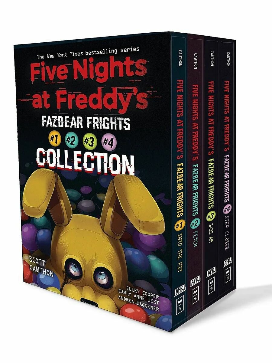 Five Nights At Freddy's Fazbear Frights Box Set 4 in 1