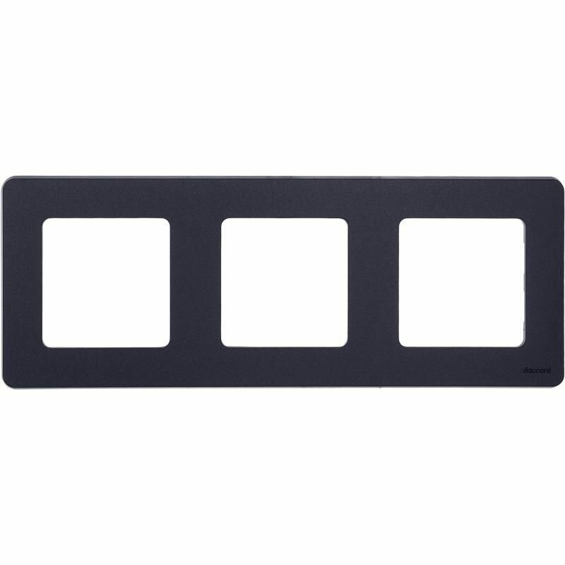 Рамка 3-м Inspiria антрацит IEK 673953