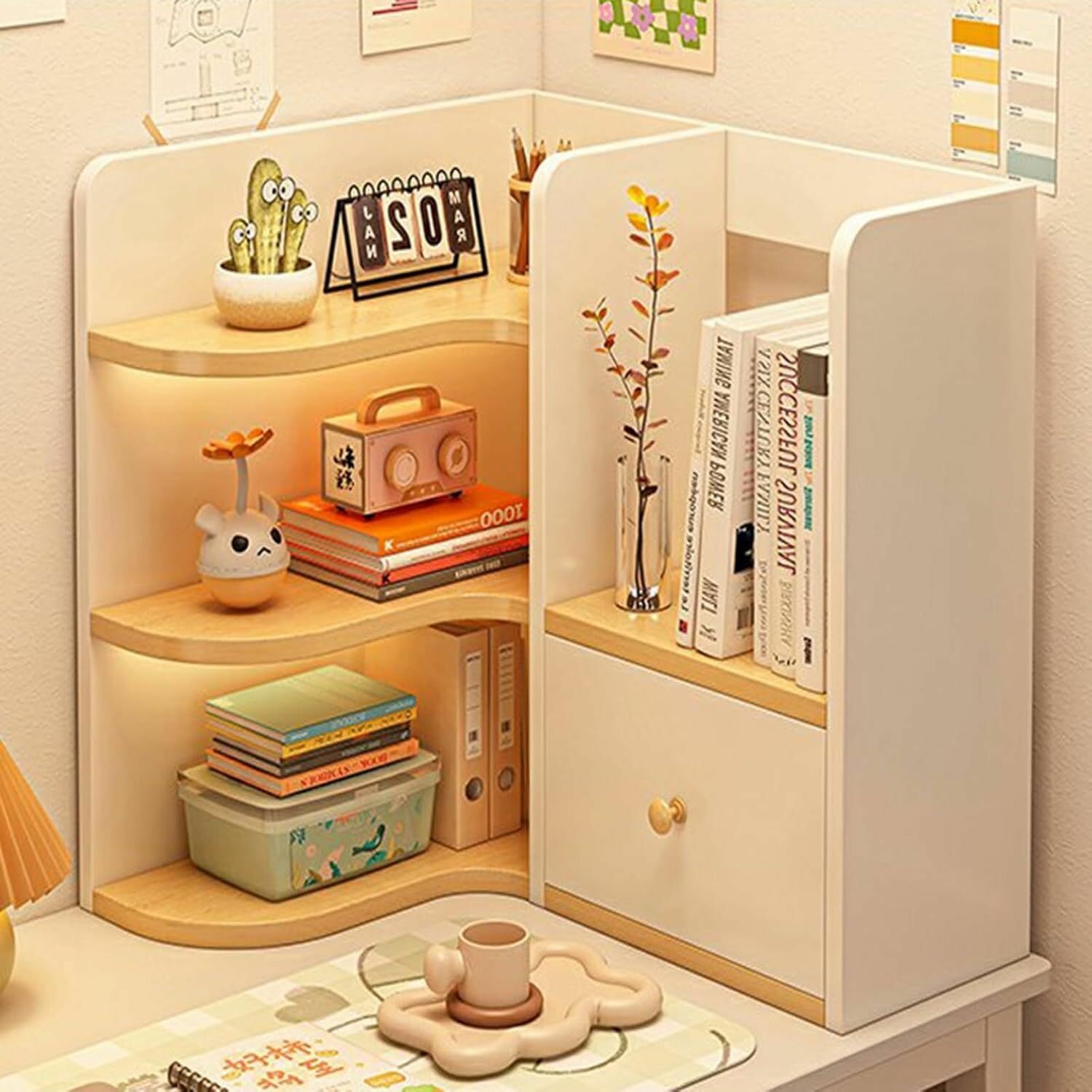 Настольный книжный шкаф