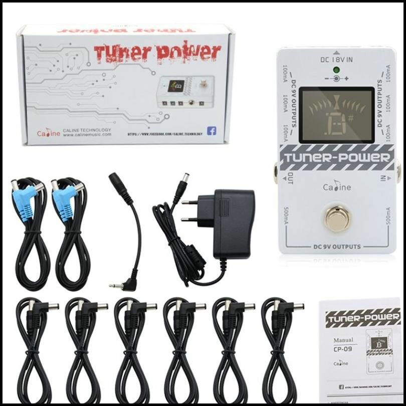 Блок питания Тюнер для педалей гитарных эффектов Caline CP-09 Multi-Output Power Supply