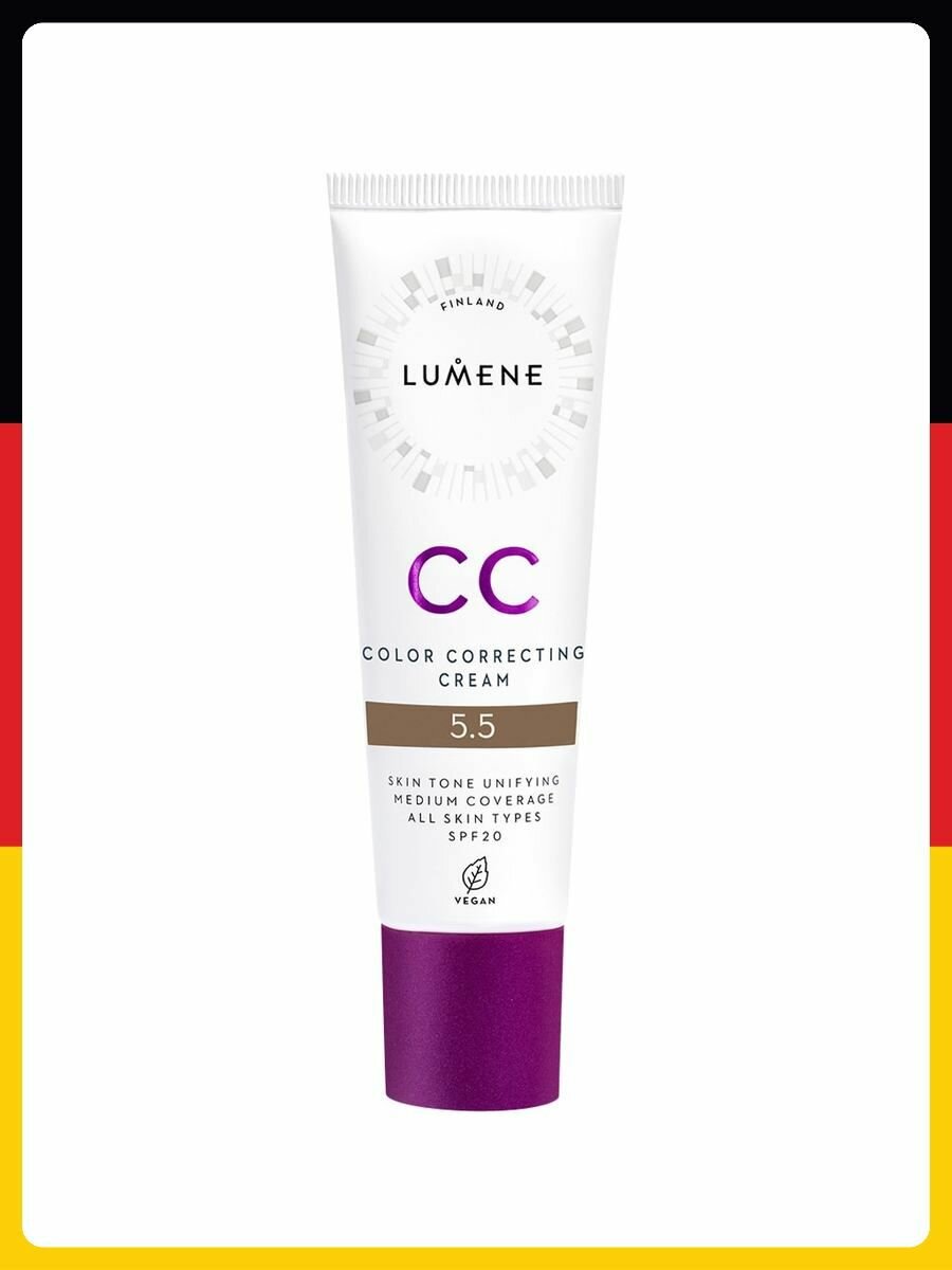 Крем-корректор цвета Lumene CC SPF20 CC Cream, 30 мл 5.5