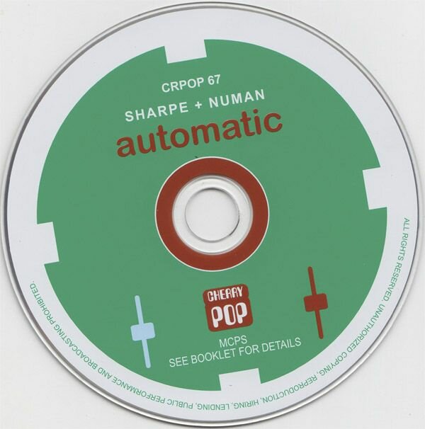 Диск Bill Sharpe & Gary Numan - Automatic (1 CD) — фото 1