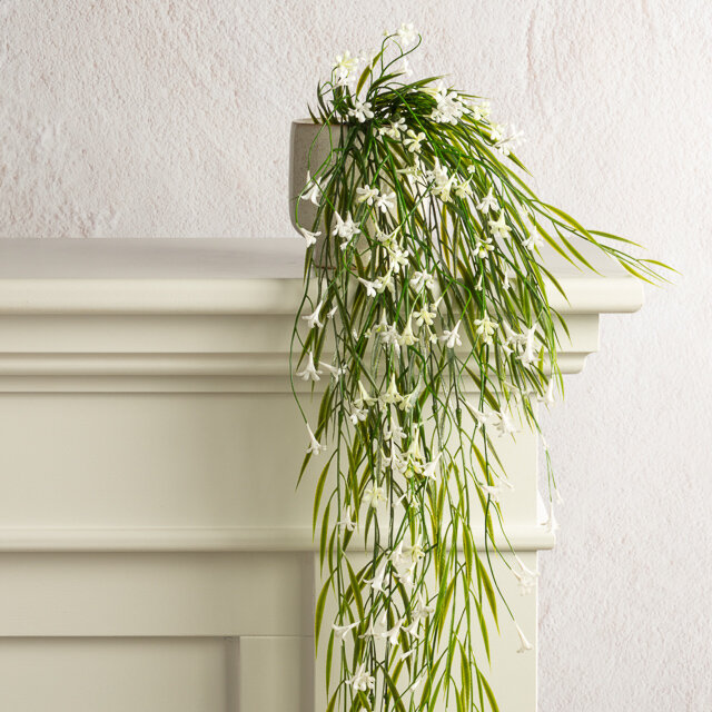 Подвесной искусственный цветок Патели-Бридж 69 см, белый, Summer Deco, 5010073
