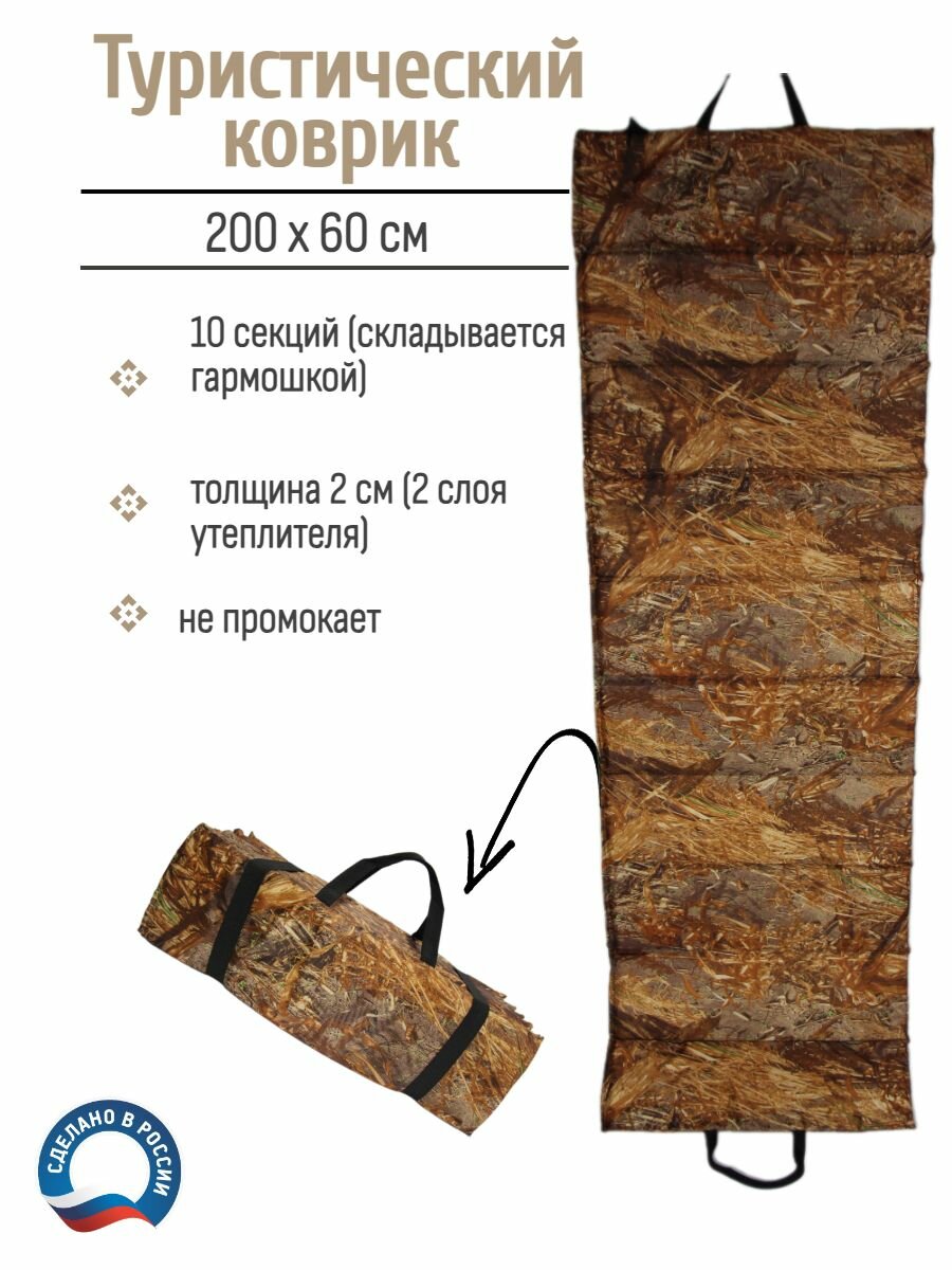 Коврик туристический