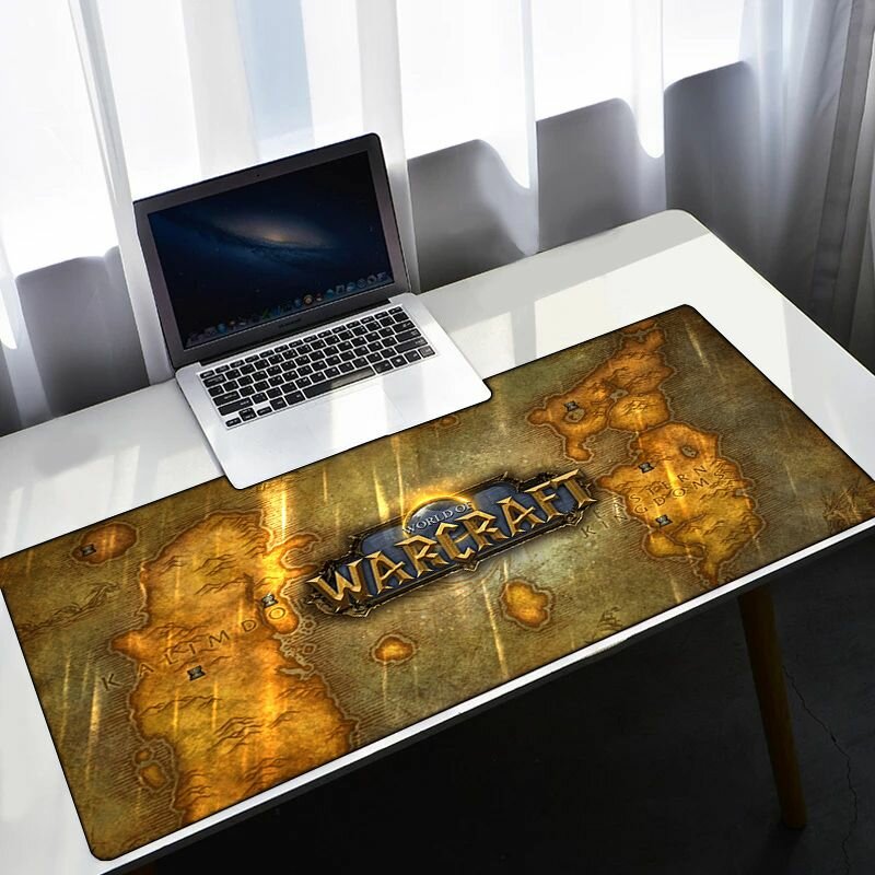 Игровой коврик для мыши World of Warcraft компьютерный плеер канцелярские принадлежности XXL настольный коврик для клавиатуры 900X400