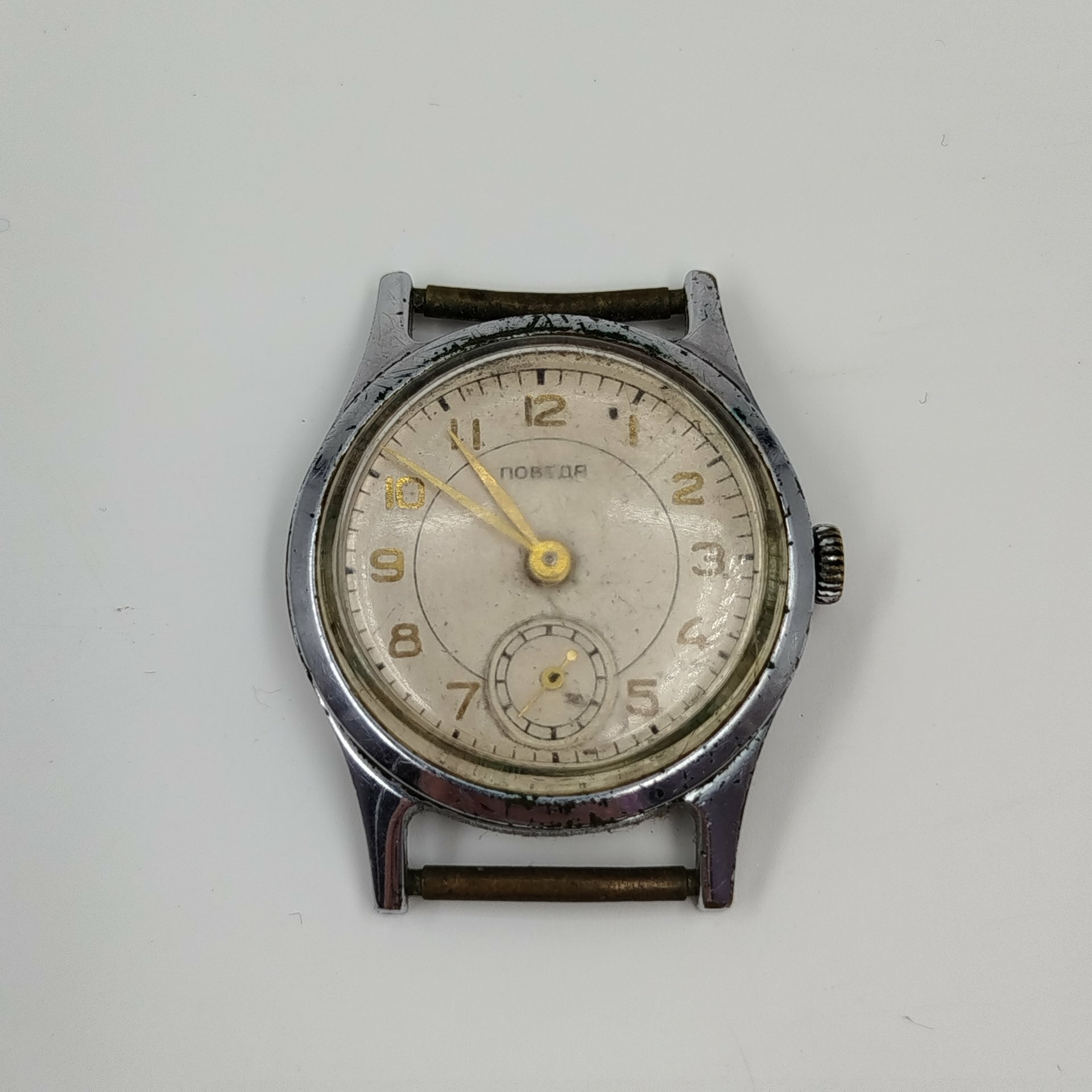 Часы наручные "Победа", металл, стекло