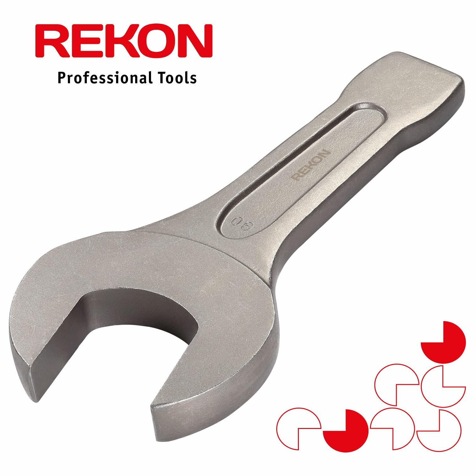 REKON Рожковый ударный ключ 90 мм, DIN133