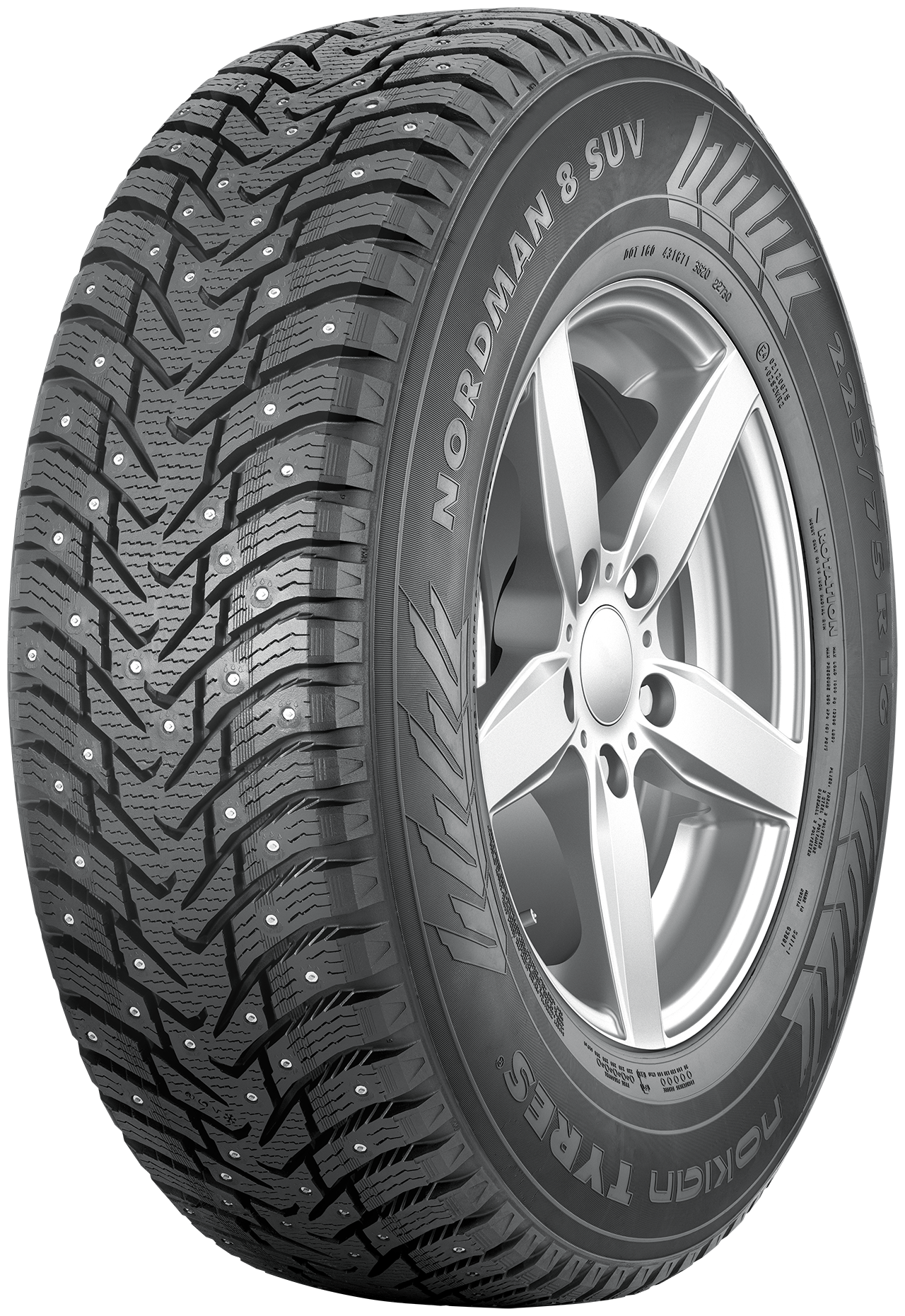 Автошина зимняя 225/55 R19 Ikon Tyres Nordman 8 SUV 103T шип