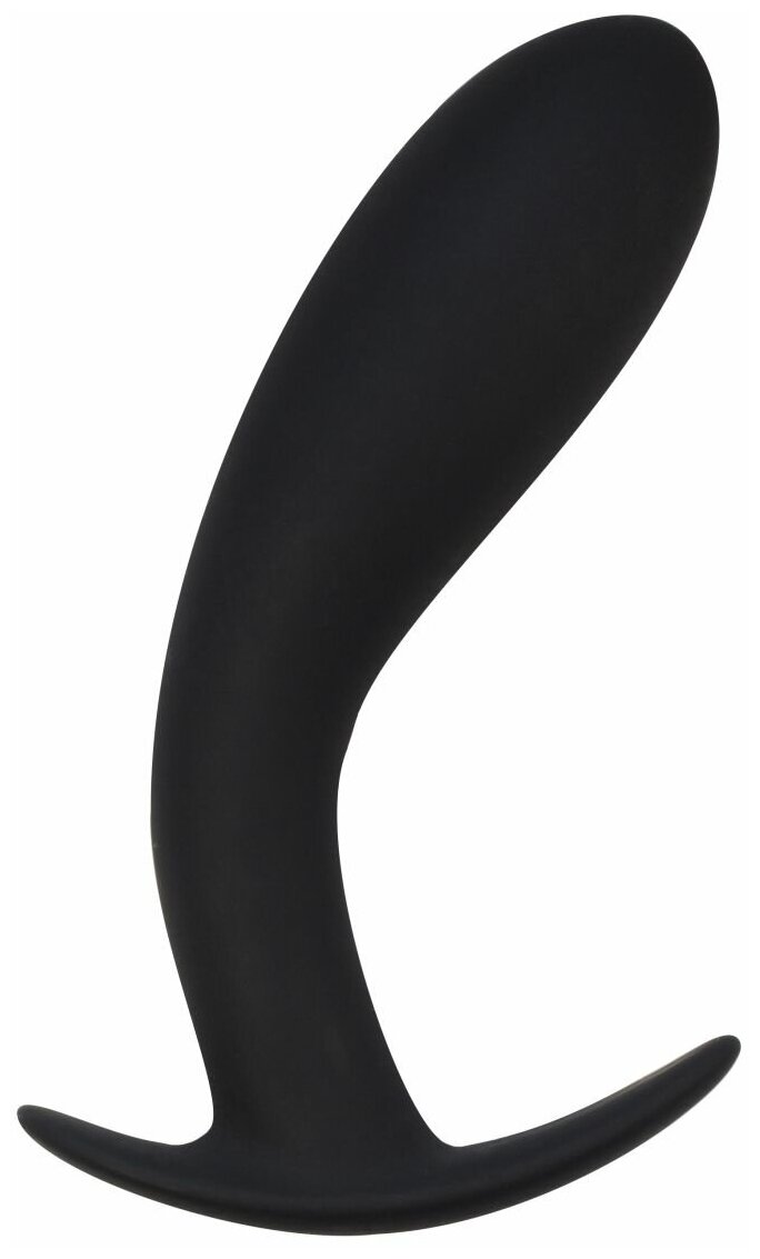 Чёрная анальная пробка Strong Force Anal Plug - 13,5 см, черный, 4215-01Lola