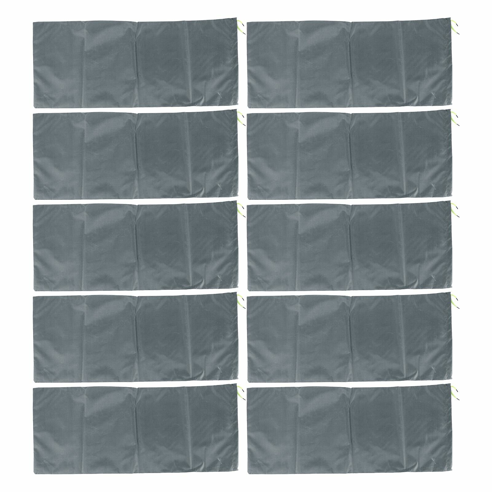 10 шт. непромокаемые мешки с песком для защиты от наводнений, серый