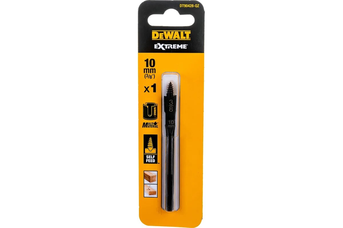 Dewalt Сверло пилотное по мультиматериалам широкое 10 мм DT90428-QZ универсальное