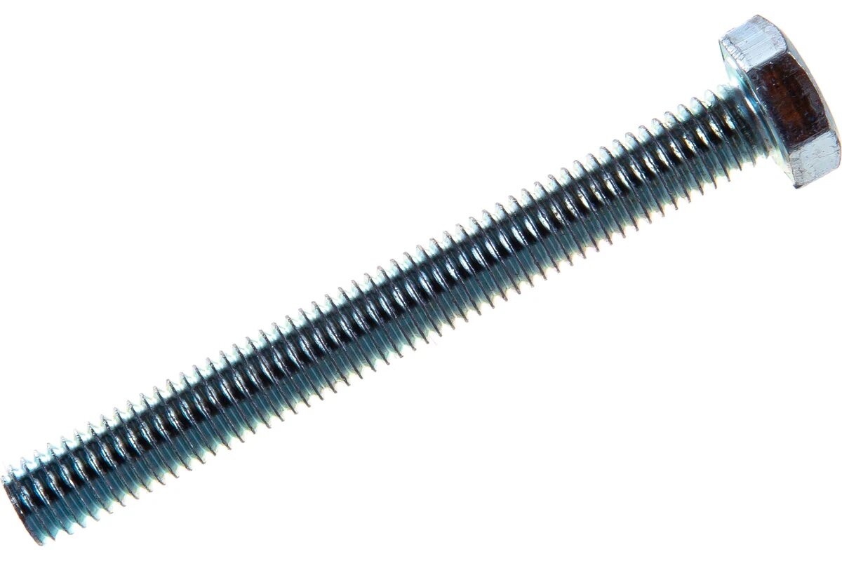 Госкреп Болт DIN 933 М8х70, метрическая резьба, прочный крепёж, 2 шт, 6-0048290