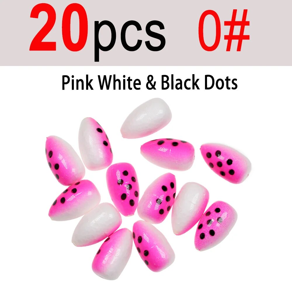 Lionriver рыболовные поплавки Bullet 20 шт. Розовый, 20pcs PWB Size 0