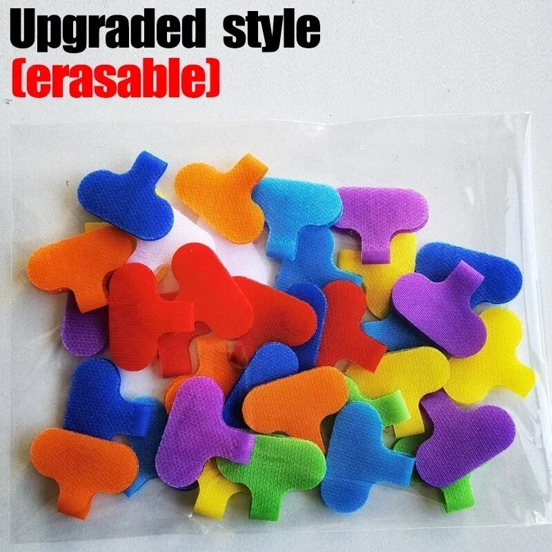 Нейлоновые этикетки для кабеля, 100шт, Upgraded