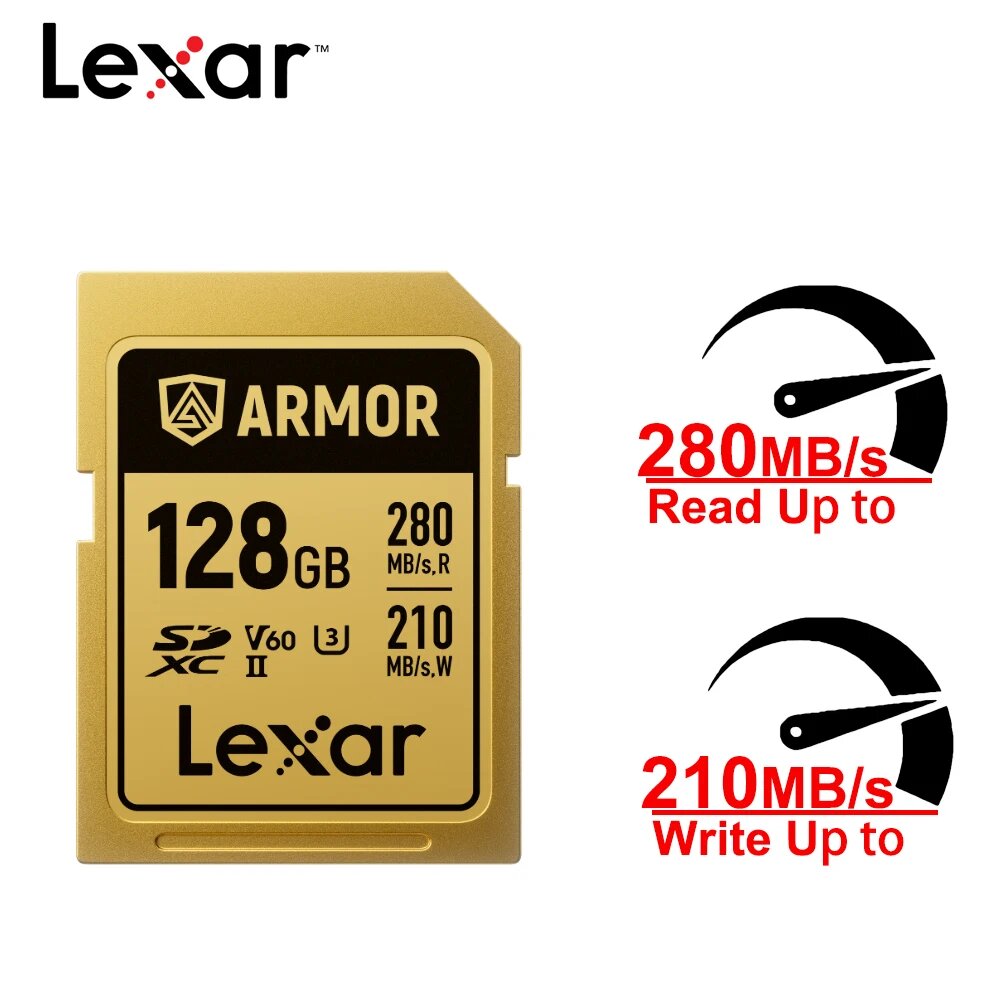 Lexar ARMOR GOLD microSDXC карта памяти до 280 МБ/с 128GB