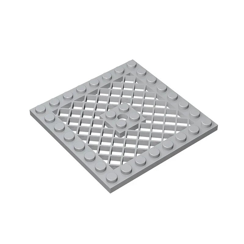 Пластина Lego 8x8 с решеткой, Серый (071)