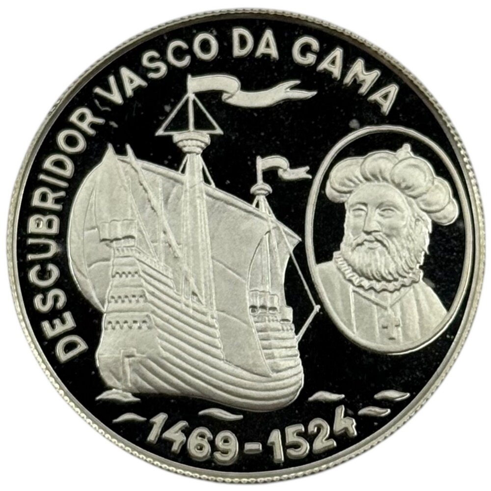 Сан-Томе и Принсипи 1000 добр 1990 г. (Васко да Гама) (Proof)